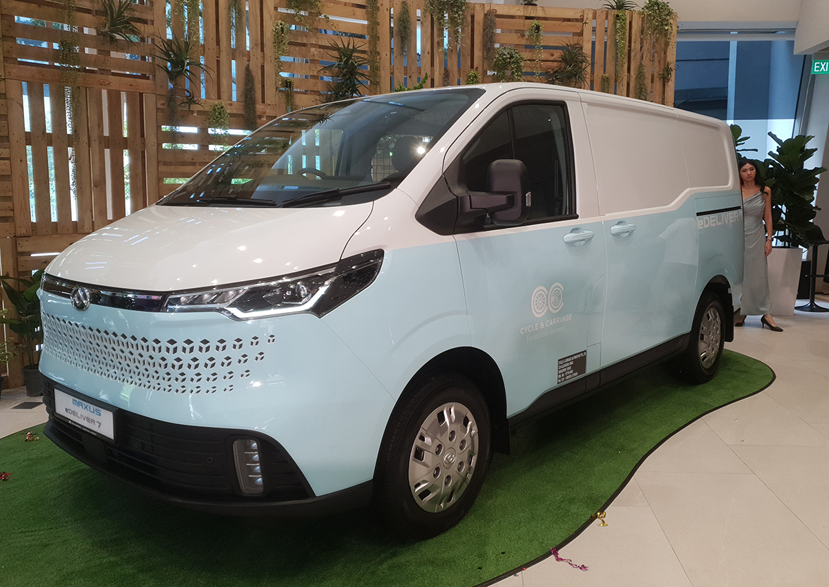 New Maxus eDeliver 7 electric van marks new beginnings for C&C’s commercial EV hub at Ubi ...